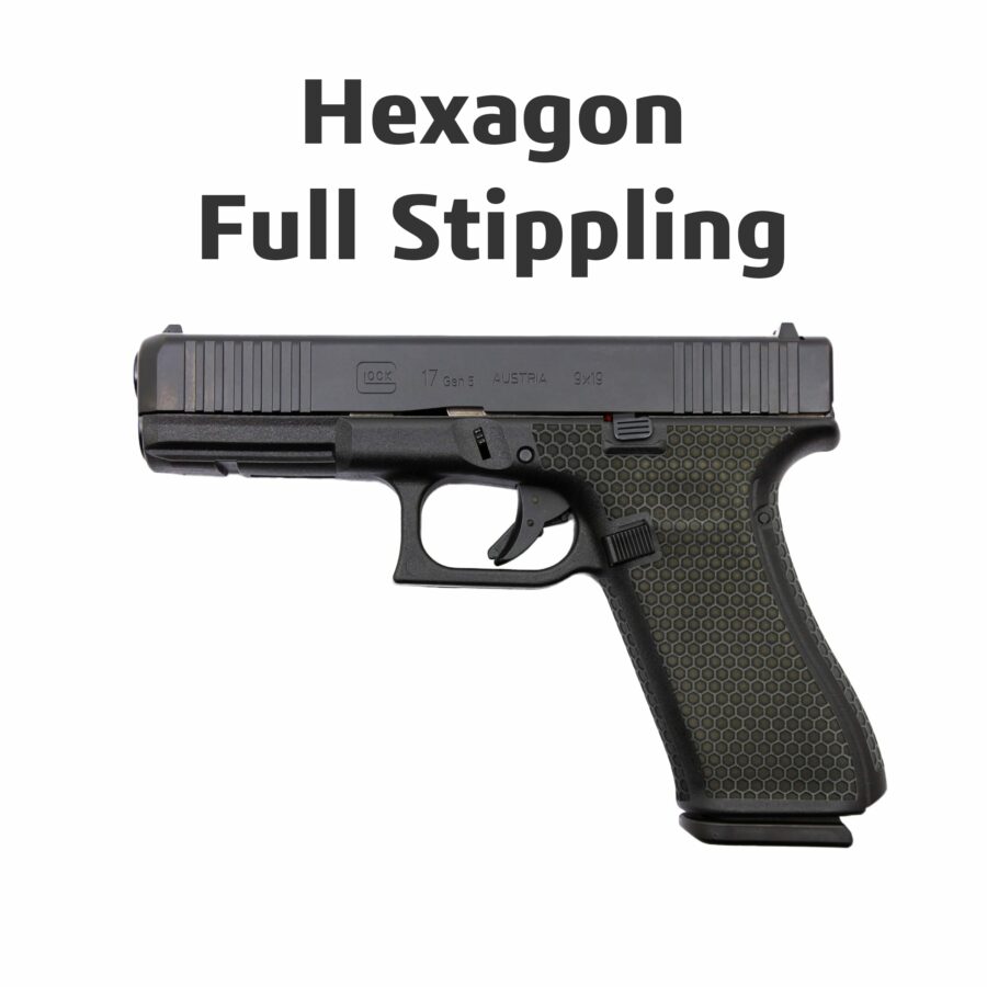 Hexagon Stippling FULL für Glock Pistolen – VEREX Tactical