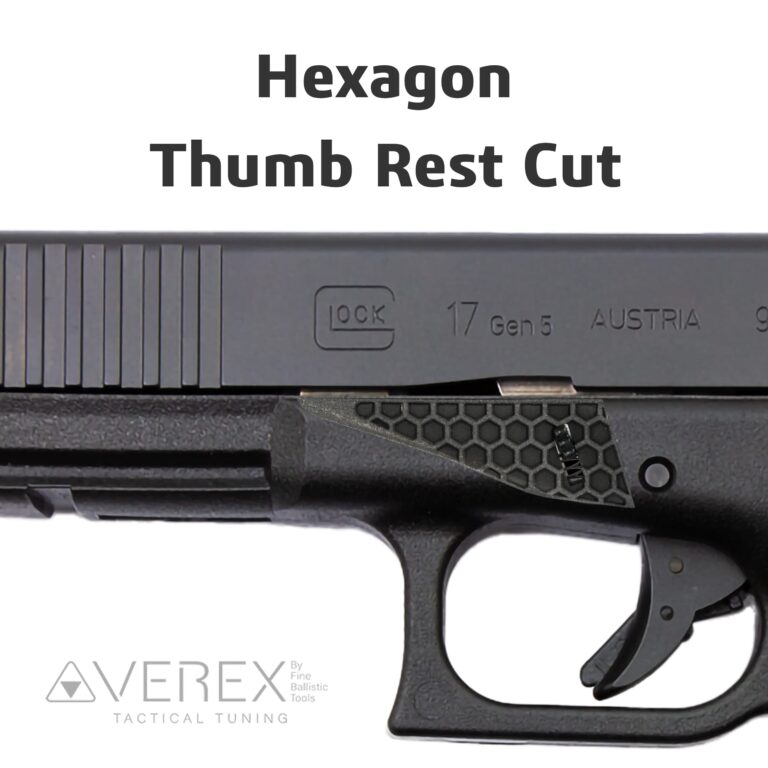 Thumb Rest Cut for Glock pistols - both sides – VEREX Tactical