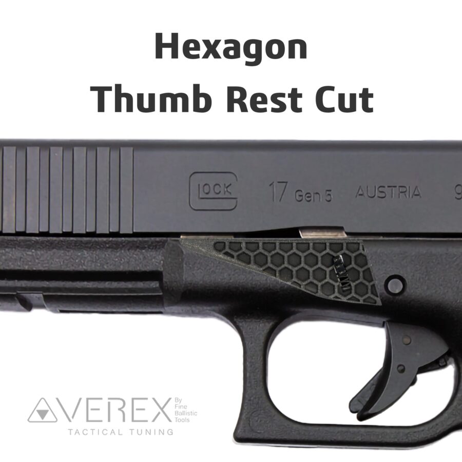 Thumb Rest Cut for Glock pistols - one side – VEREX Tactical